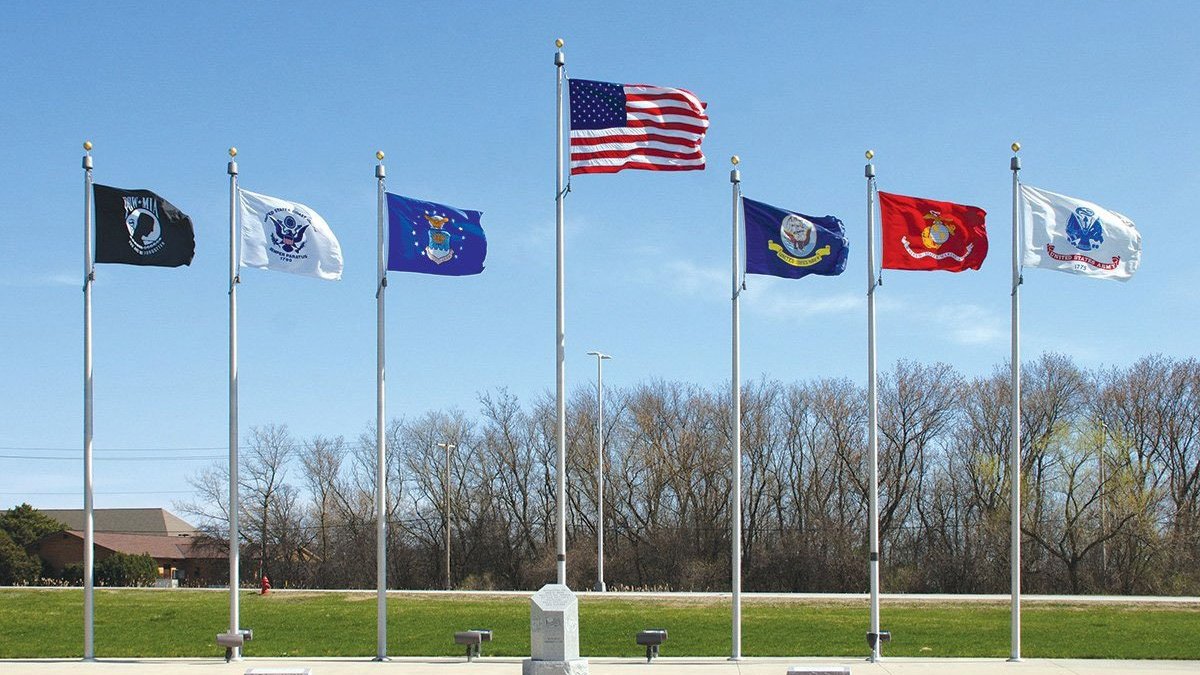 US-Made Honor & Color Guard Flags, Flagpoles, & Banners