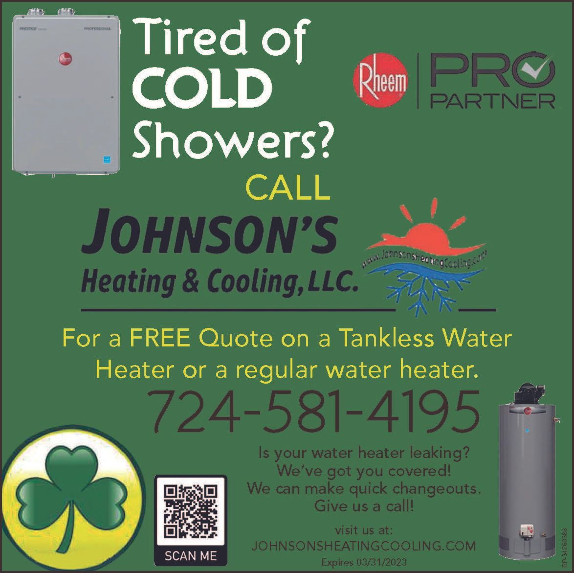 HVAC Specials - Beaver Falls, PA – Johnson’s Heating & Cooling