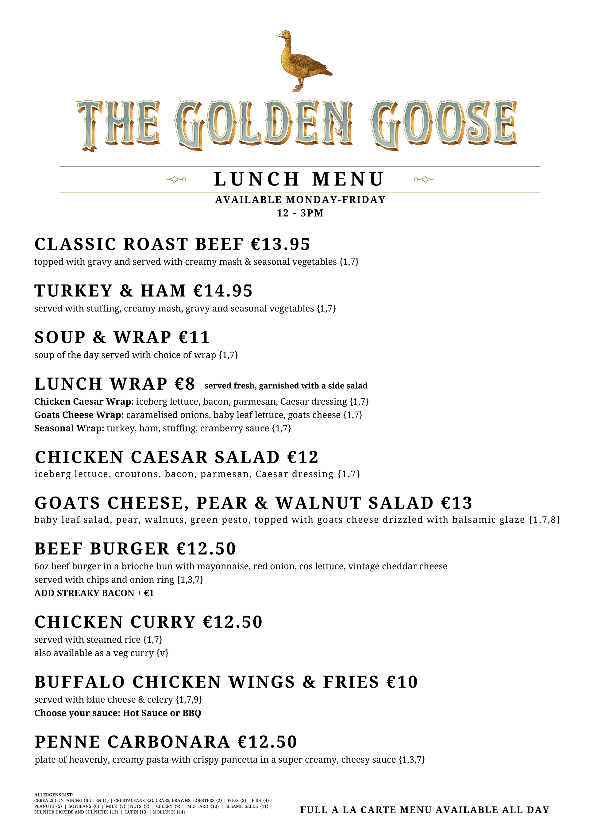 The Golden Goose Bar & Restaurant, Hunterstown, Co. Louth