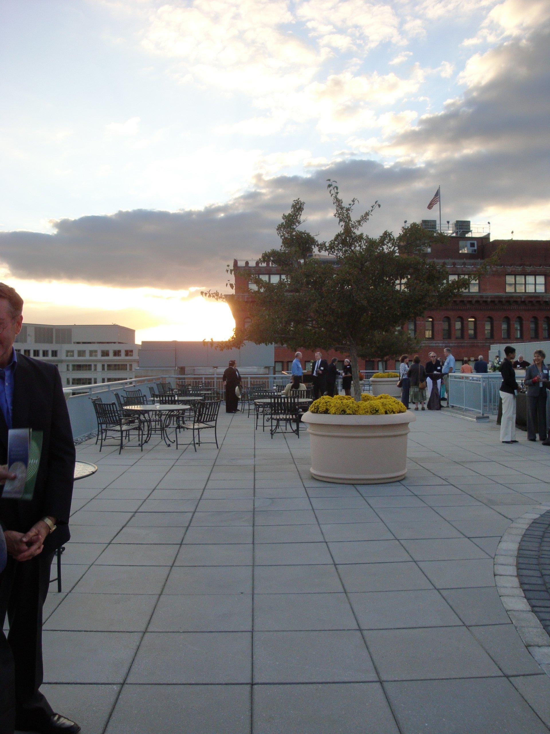 The First Green Rooftop Labyrinth in the USA