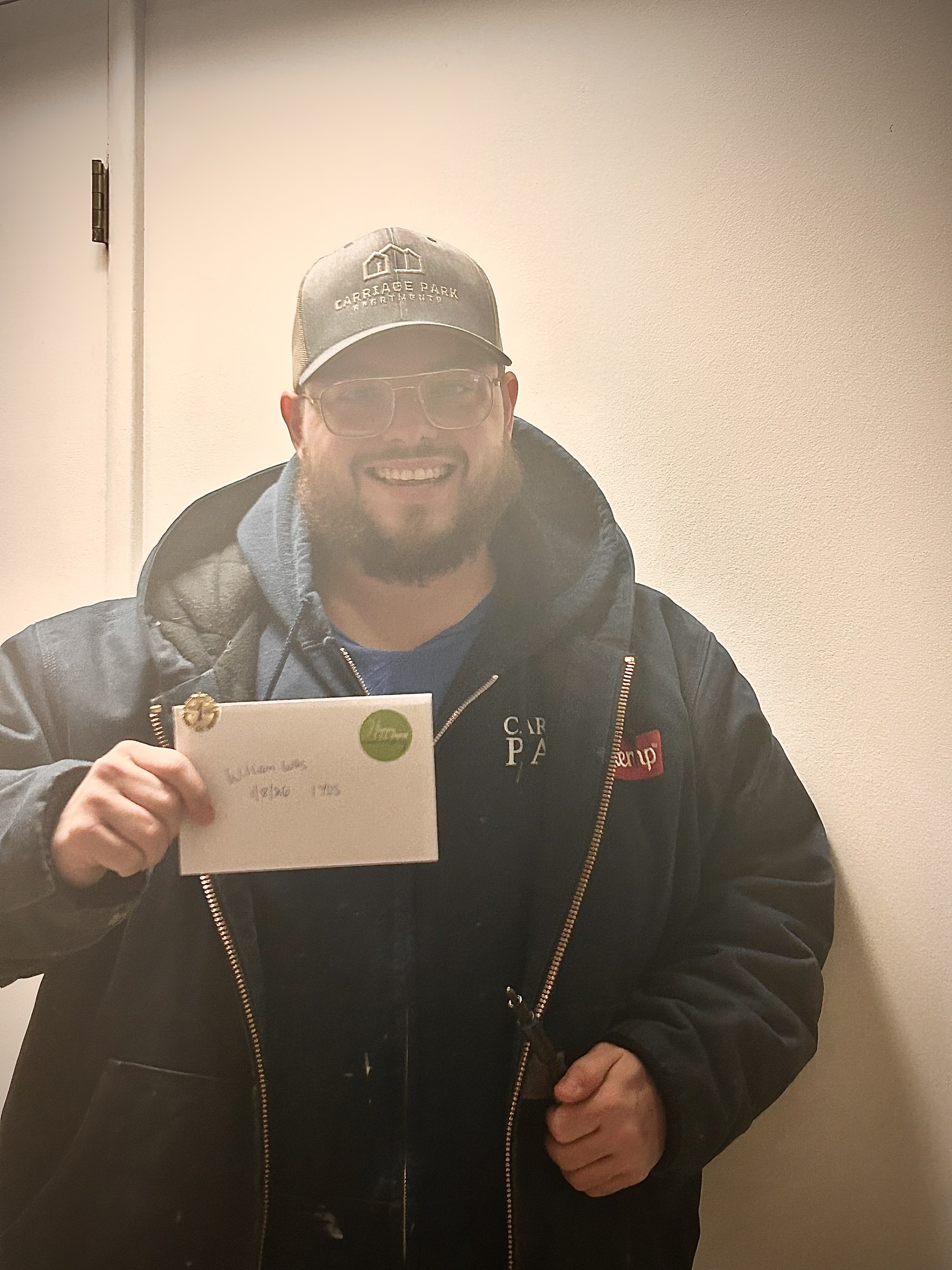 William Was 1 Year of Service!