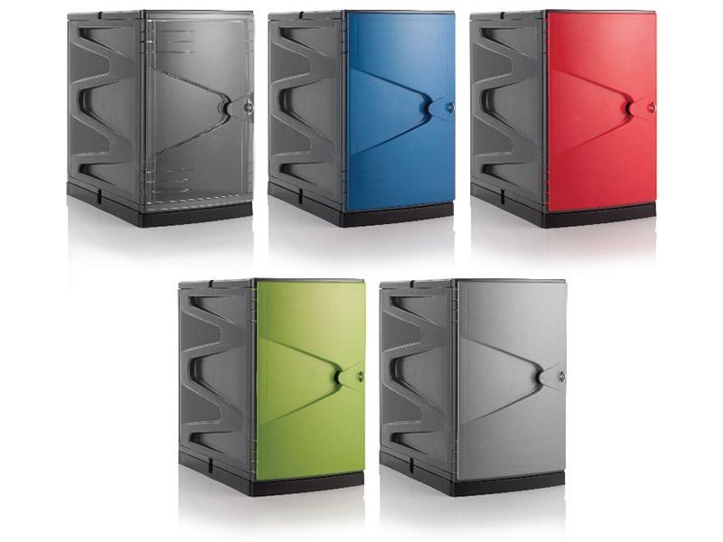 Locker plástico modular, para almacenamiento de objetos personales