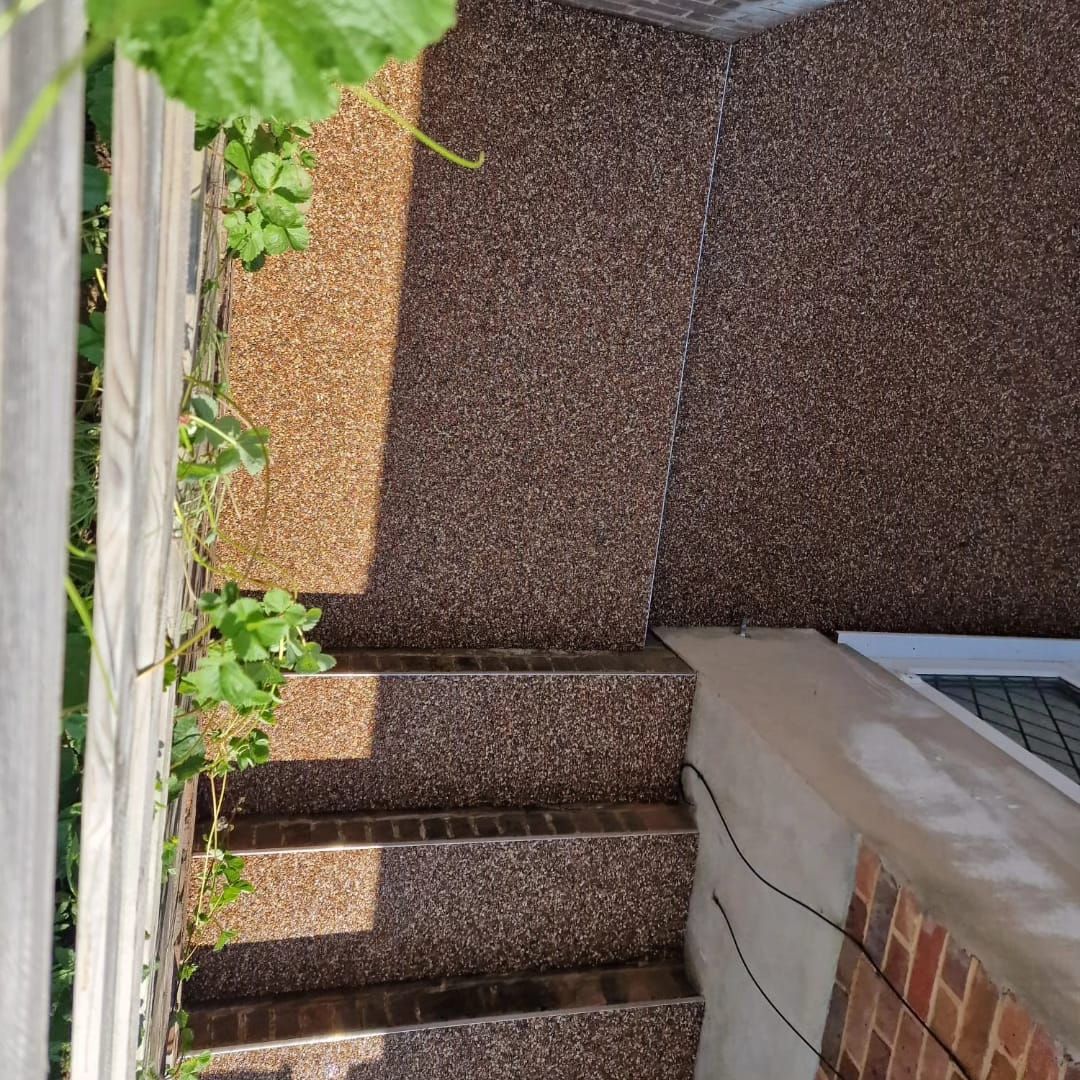 Rear Patio- Dawn Rose