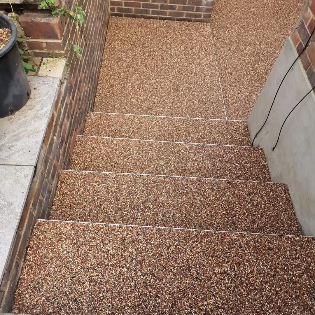 Rear Patio- Dawn Rose