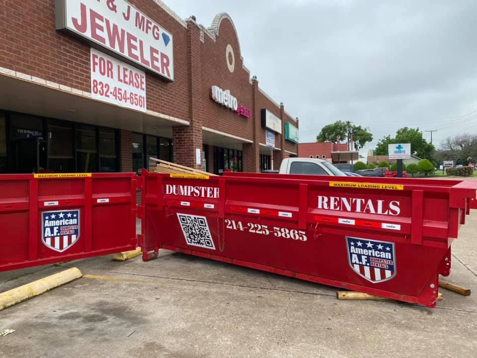 American AF Dumpsters | Dallas Top Dumpster Rental Service