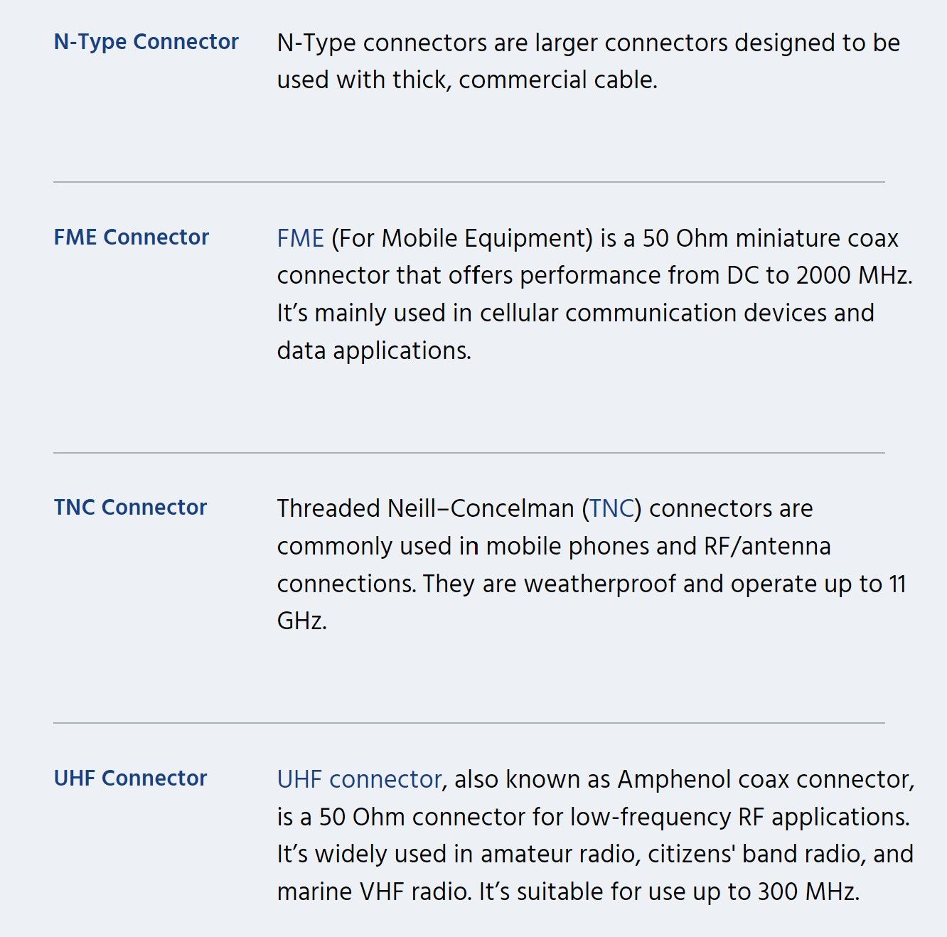 RF Cables & Connectors | AVR GLOBAL TECHNOLOGIES | San Marcos, CA