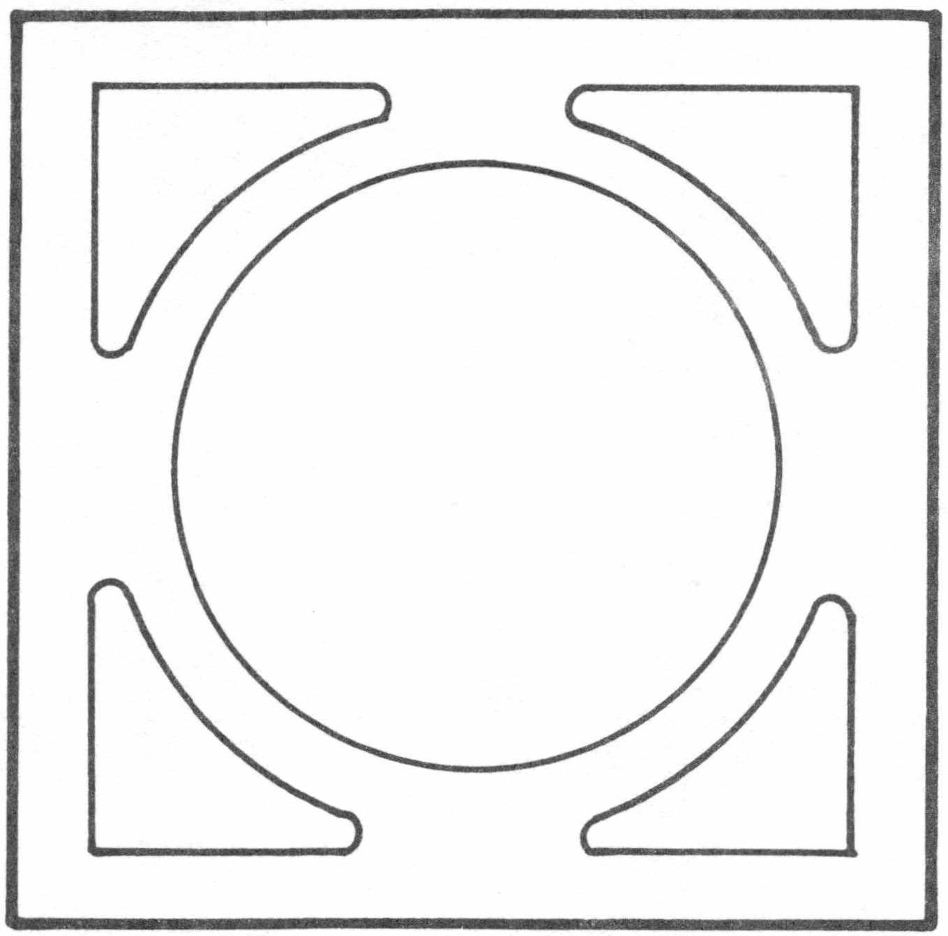 Style 1111 - Circle-in-Square | Breeze Blocks