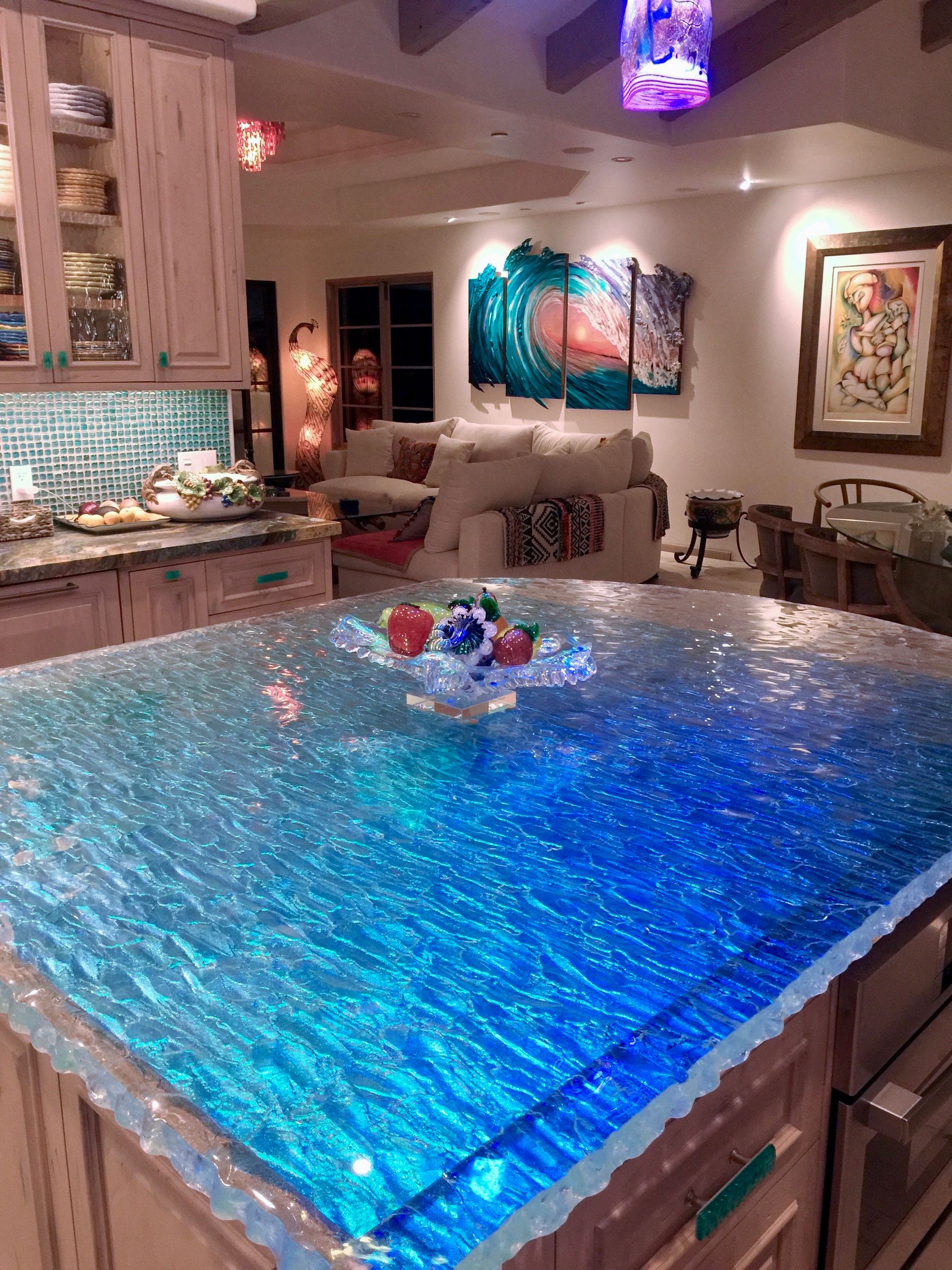 GLASS COUNTER TOPS & TABLE TOPS
