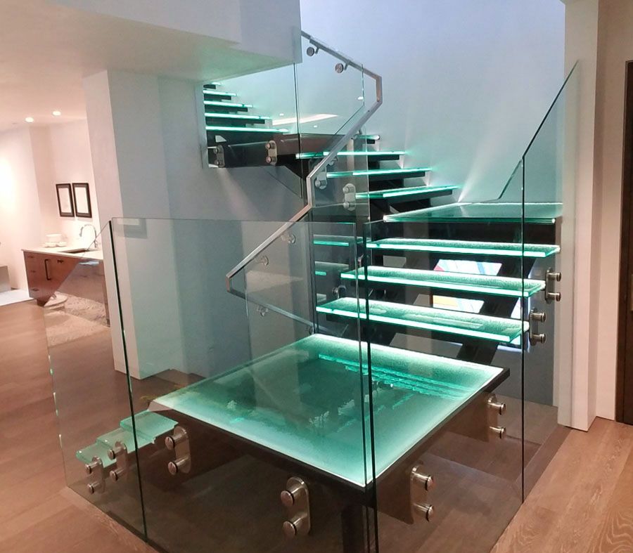 Glass Staircases | Glass Stairs and Treads | TCG