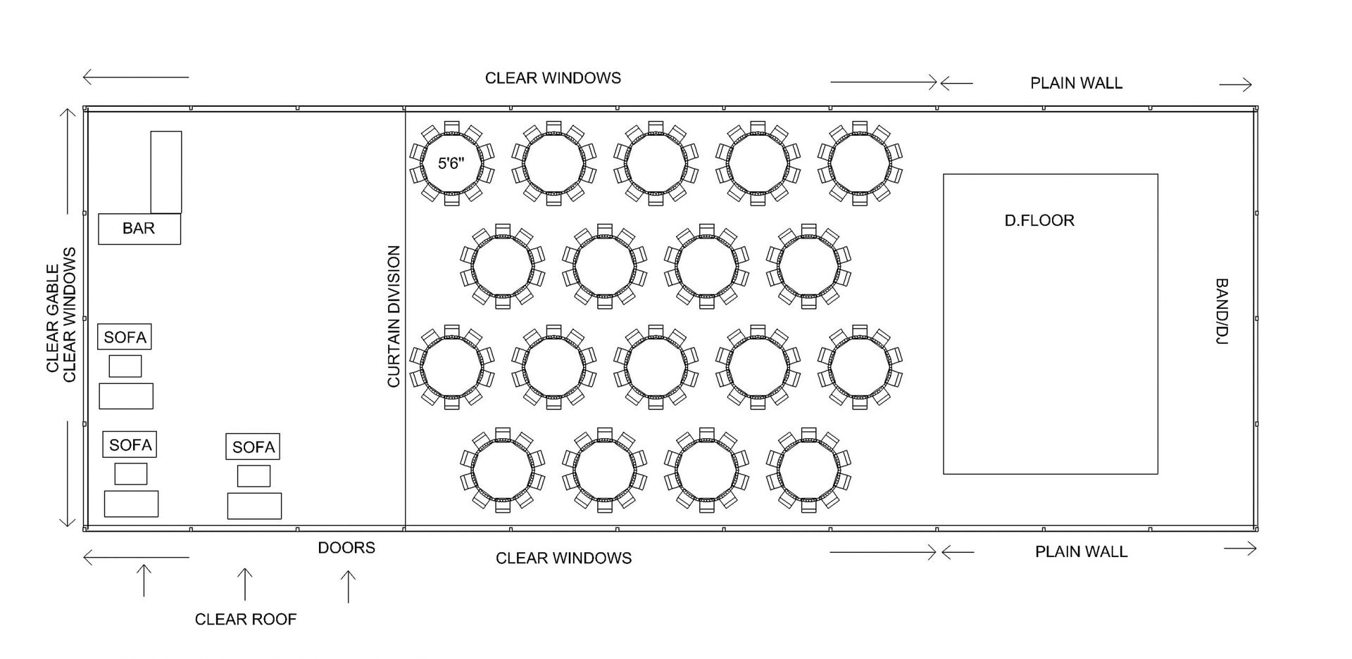 Wedding Marquees – How to Use the Space