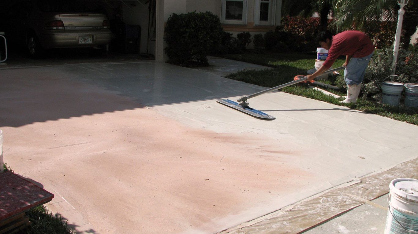 Cement Overlay Resurfacing | Nashua, NH | GMS Decorative Concrete ...