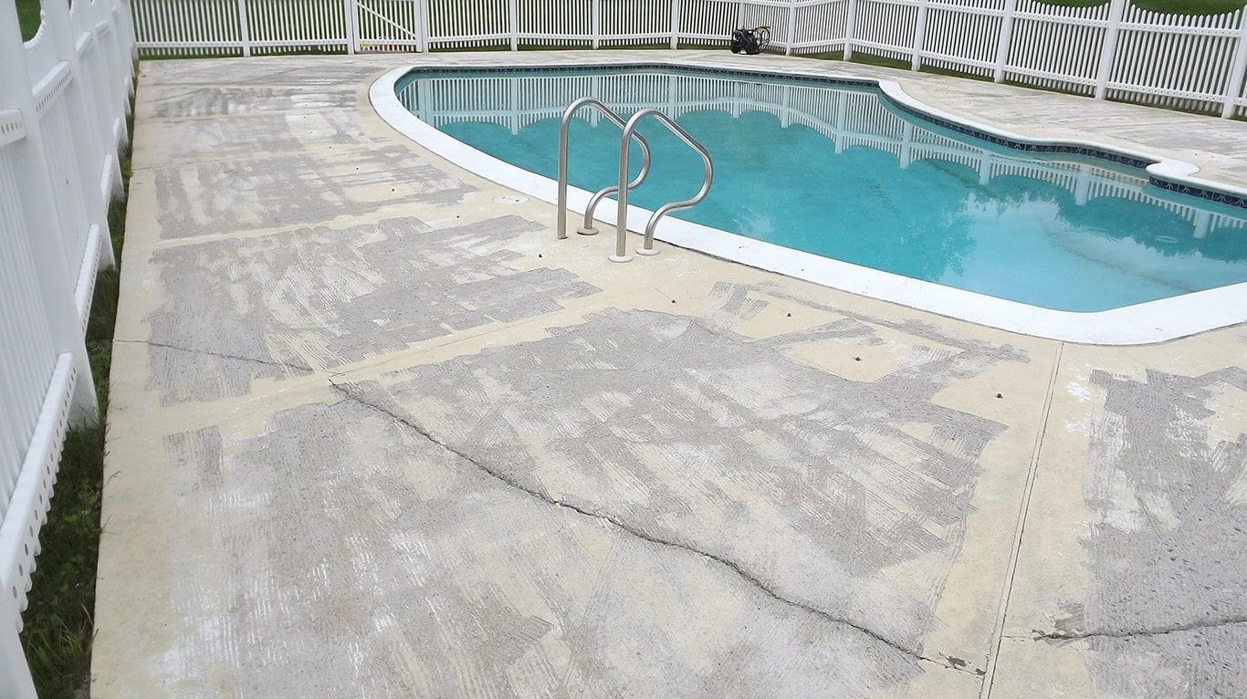 Decorative Concrete Spray Deck | Nashua, NH | GMS Decorative Concrete ...