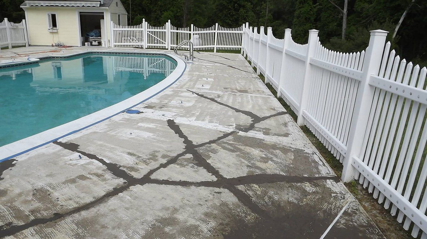 Decorative Concrete Spray Deck | Nashua, NH | GMS Decorative Concrete ...