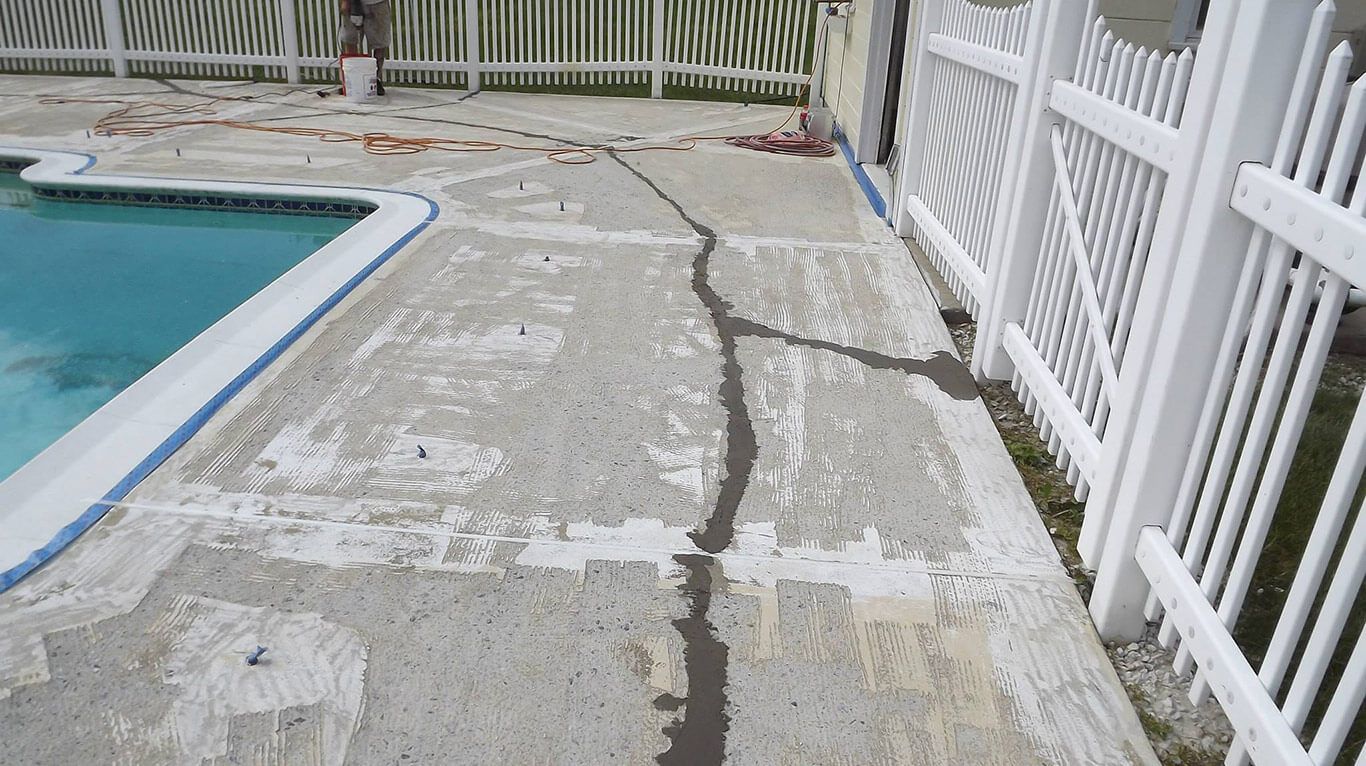 Decorative Concrete Spray Deck | Nashua, NH | GMS Decorative Concrete ...