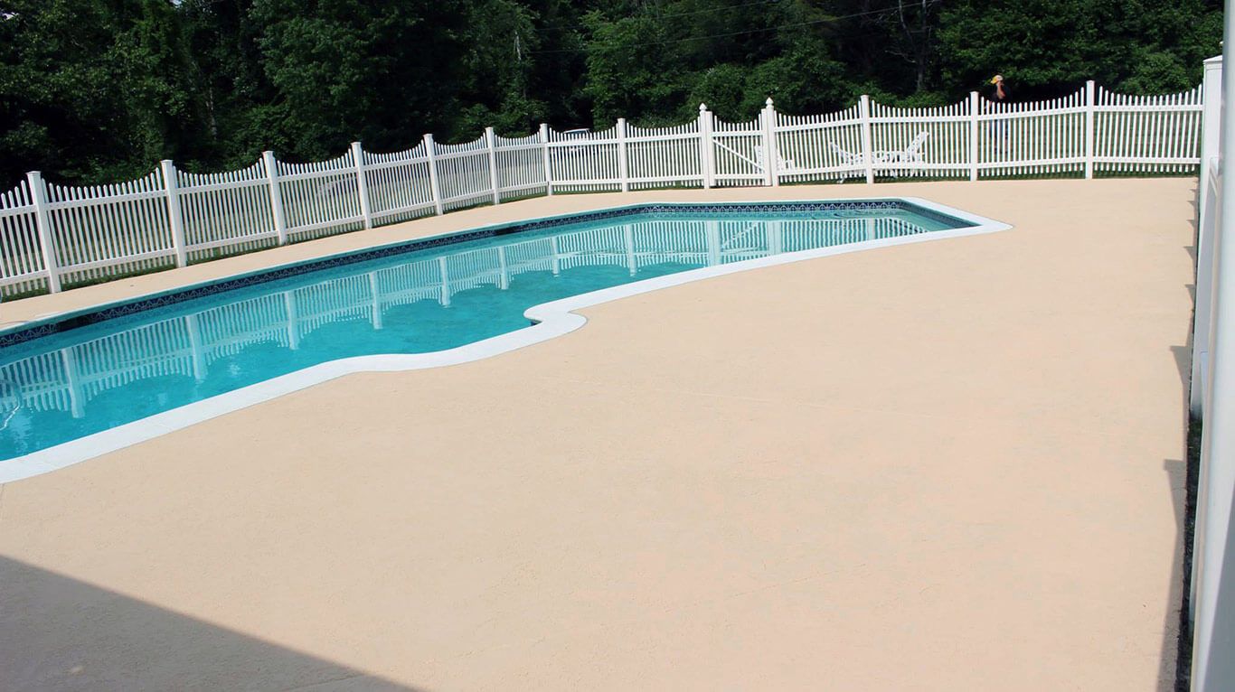 Decorative Concrete Spray Deck | Nashua, NH | GMS Decorative Concrete ...