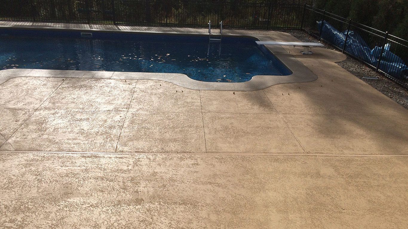 Decorative Concrete Spray Deck | Nashua, NH | GMS Decorative Concrete ...