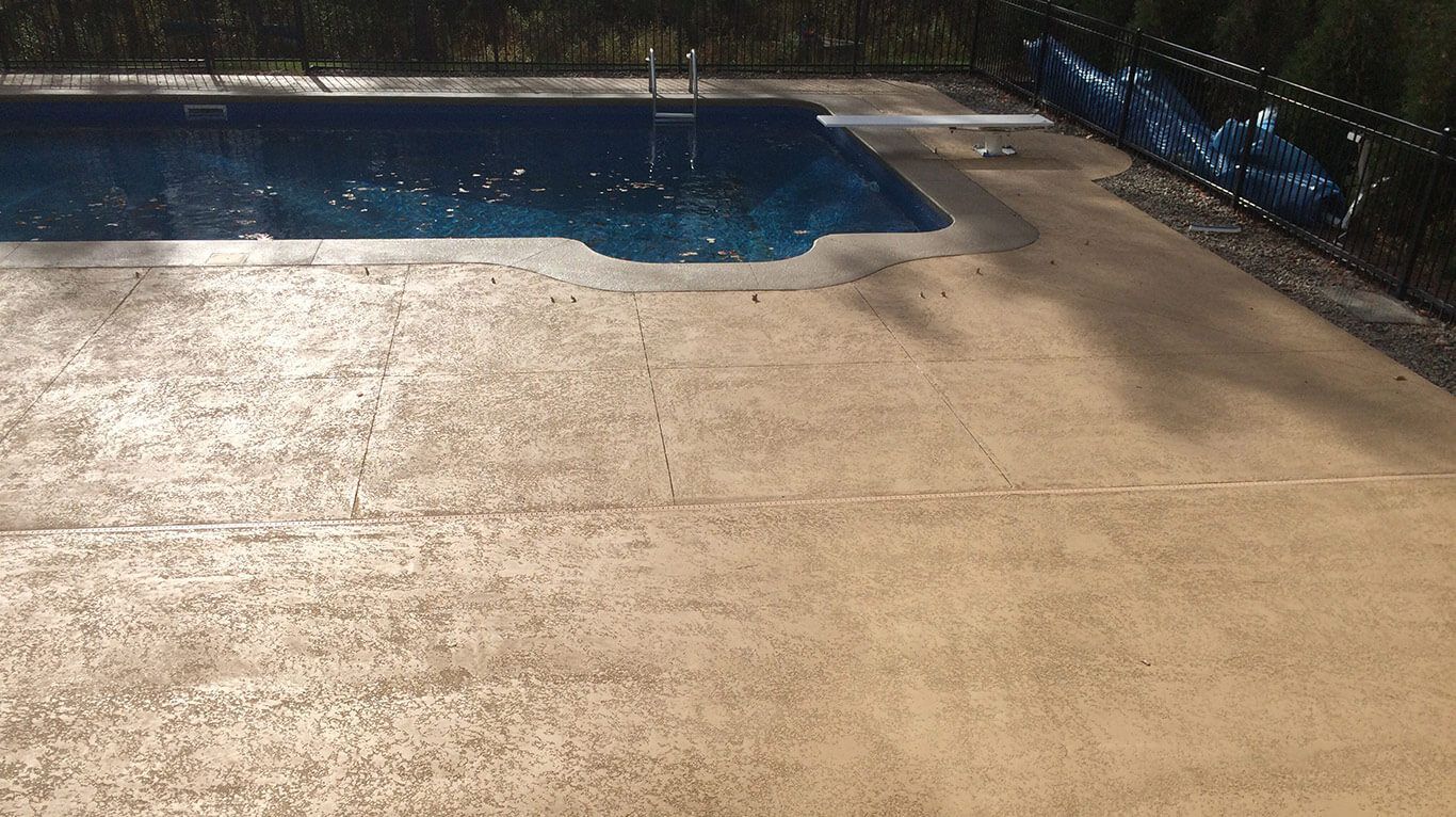 Decorative Concrete Spray Deck | Nashua, NH | GMS Decorative Concrete ...