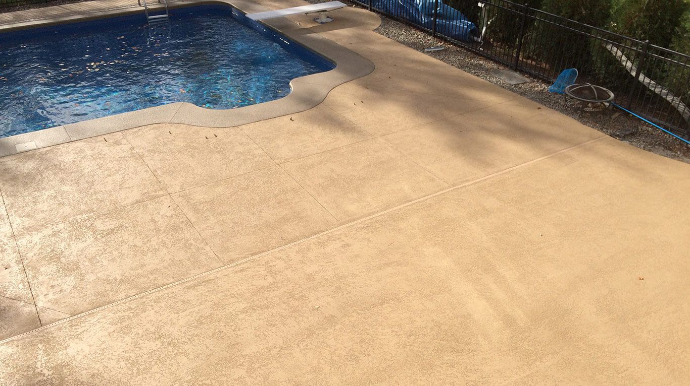Decorative Concrete Spray Deck | Nashua, NH | GMS Decorative Concrete ...
