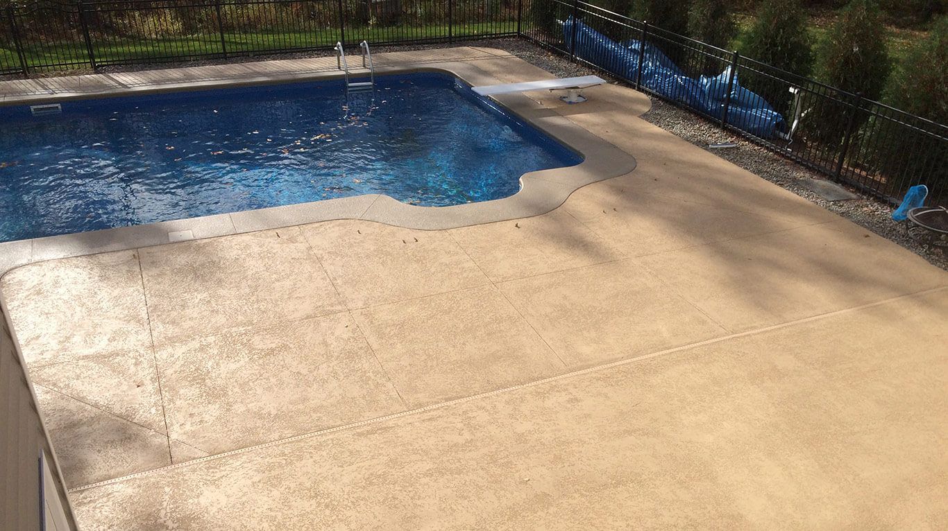 Decorative Concrete Spray Deck | Nashua, NH | GMS Decorative Concrete ...