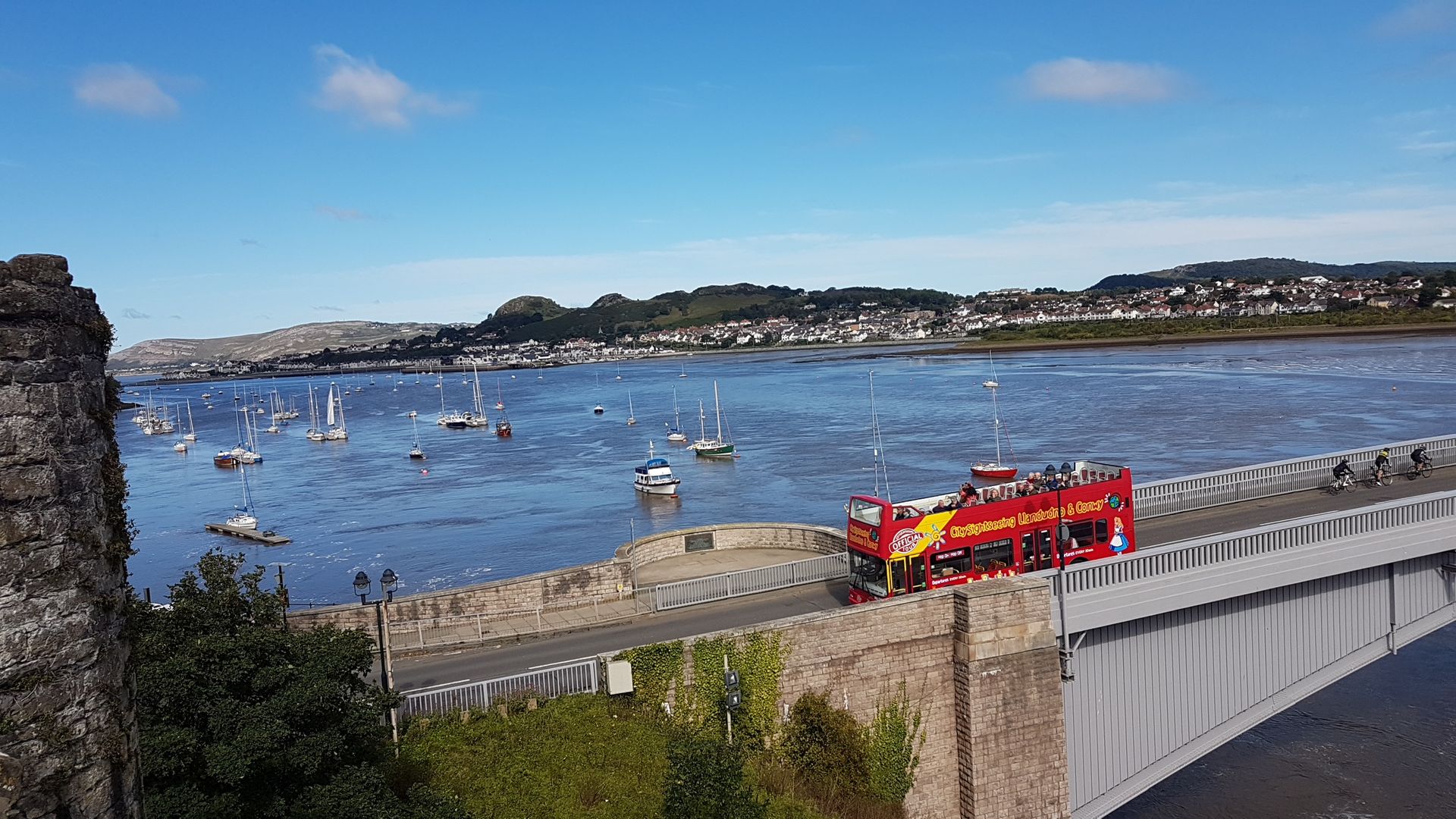 Discover why the Llandudno & Conwy open-top bus route is rated in the ...