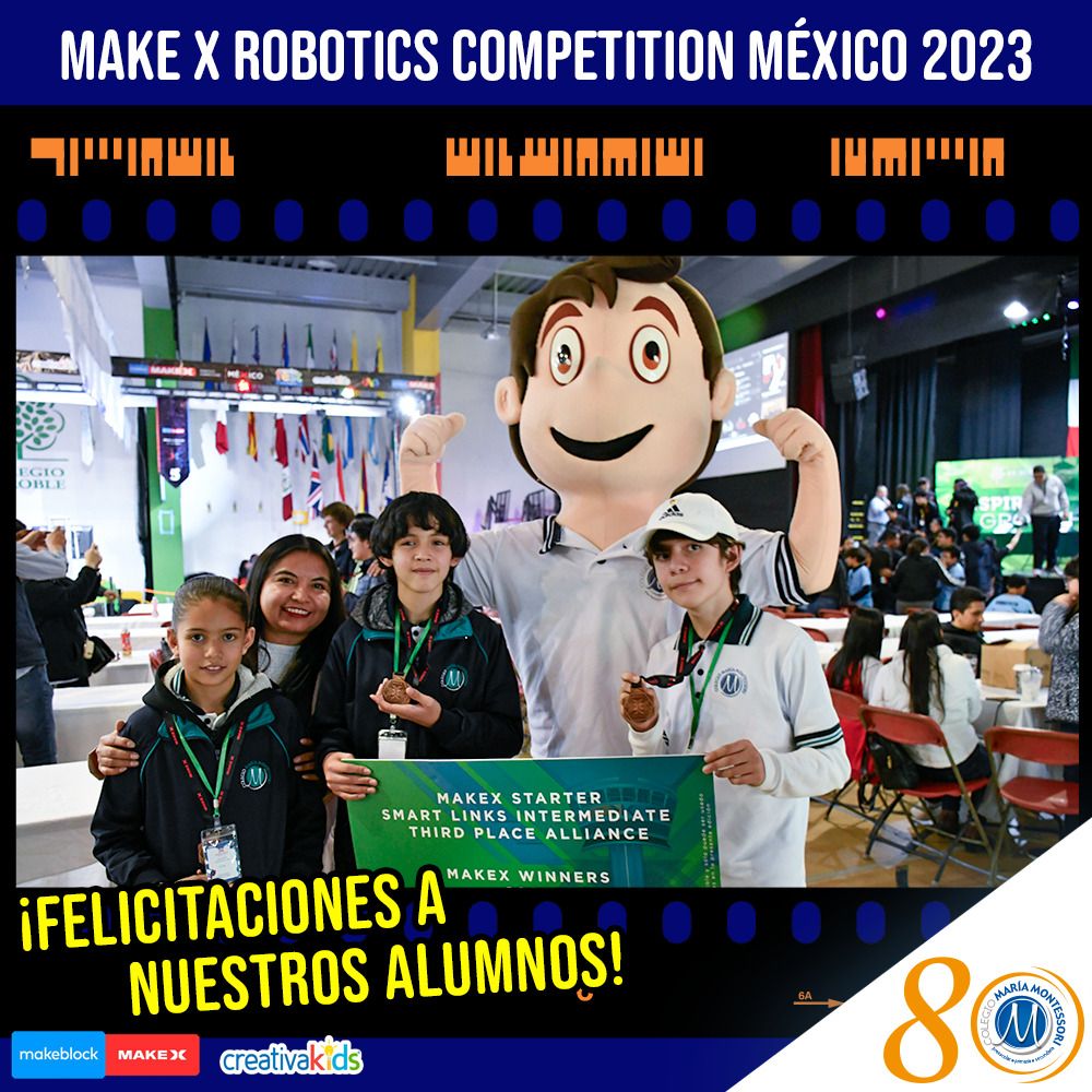 Destacada participación en el "Make X Robotics Competition México 2023"