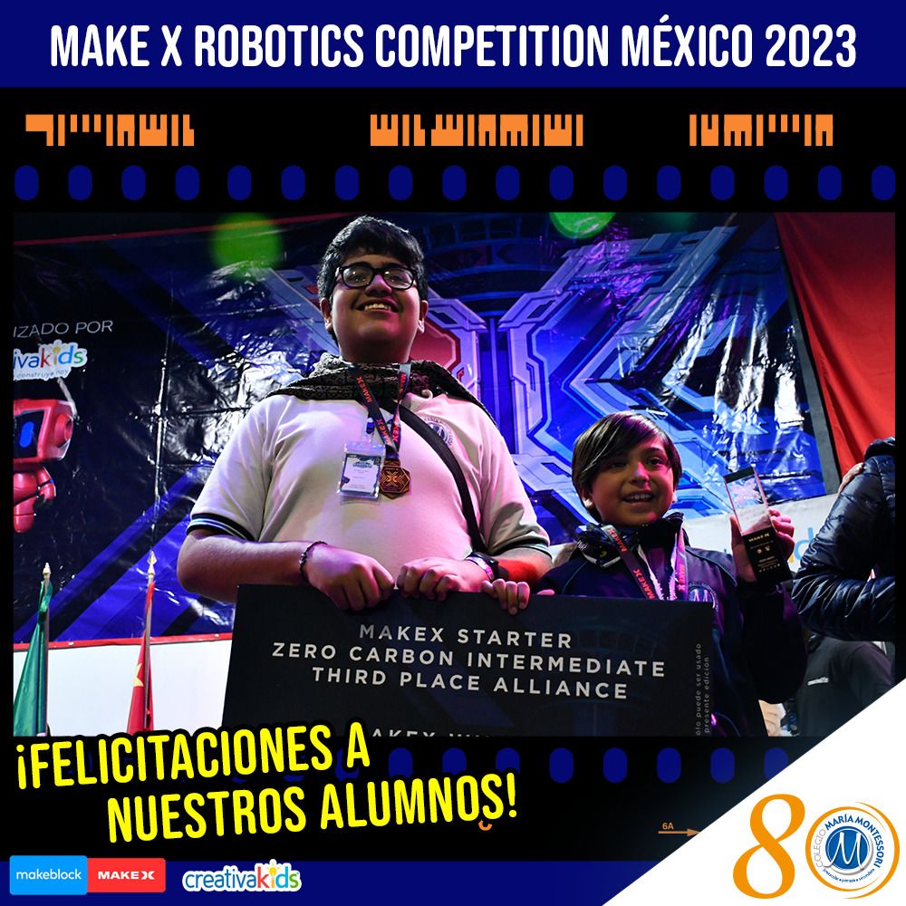 Destacada participación en el "Make X Robotics Competition México 2023"