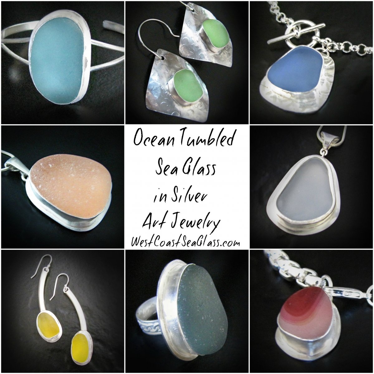 Sea Glass Jewelry, Seaglass, Beach Glass, Bulk Sea Glass, Seaglass Jewelry