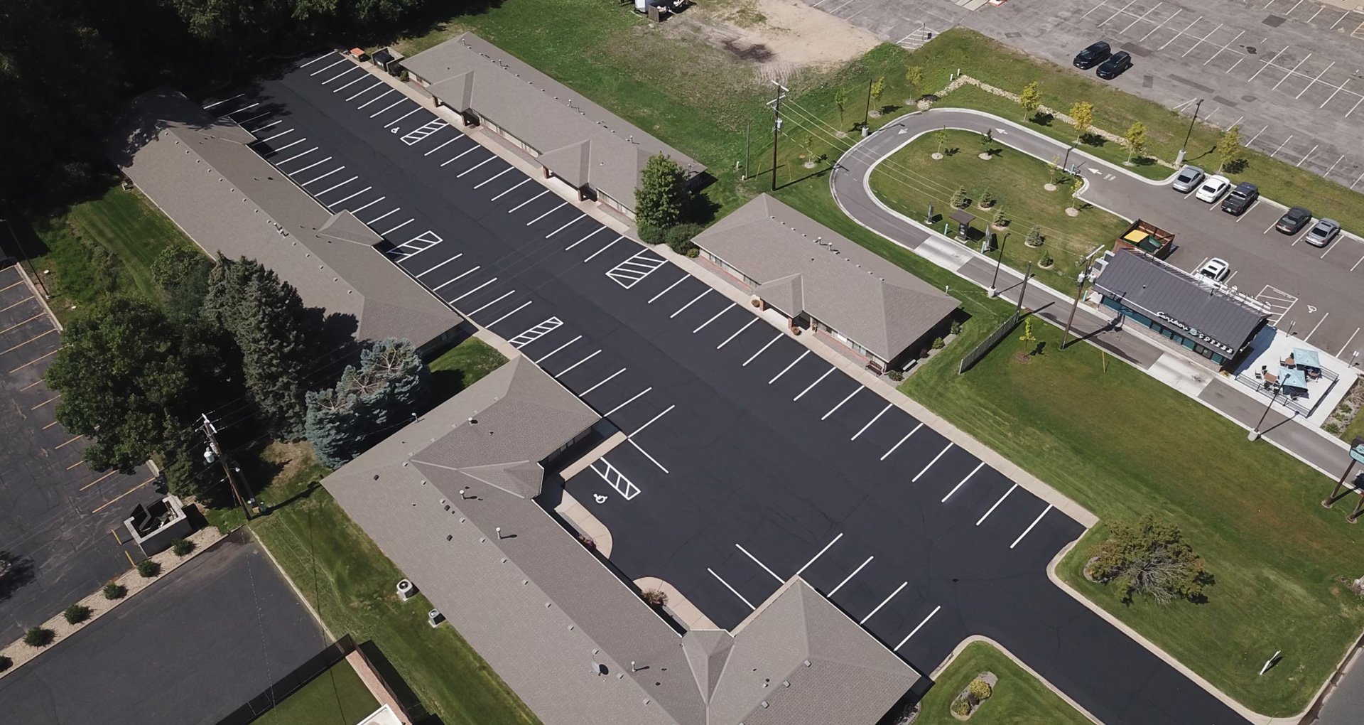 Line Striping | ADA Markings | Twin Cities, MN | A+ Sealcoating