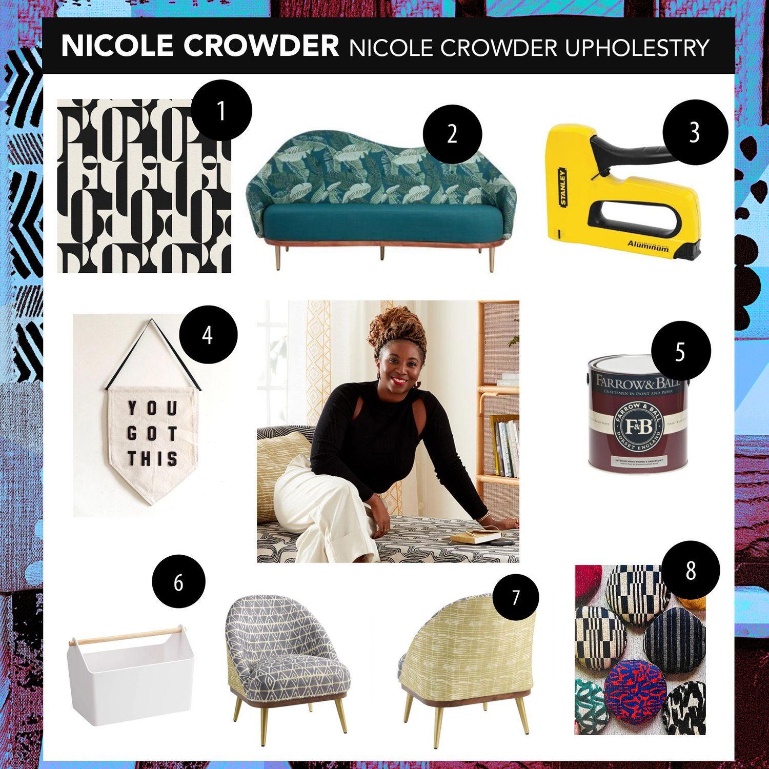 Nicole Crowder, Founder Of Nicole Crowder Upholestry