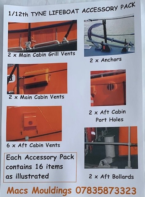 Lifeboat accessory sets