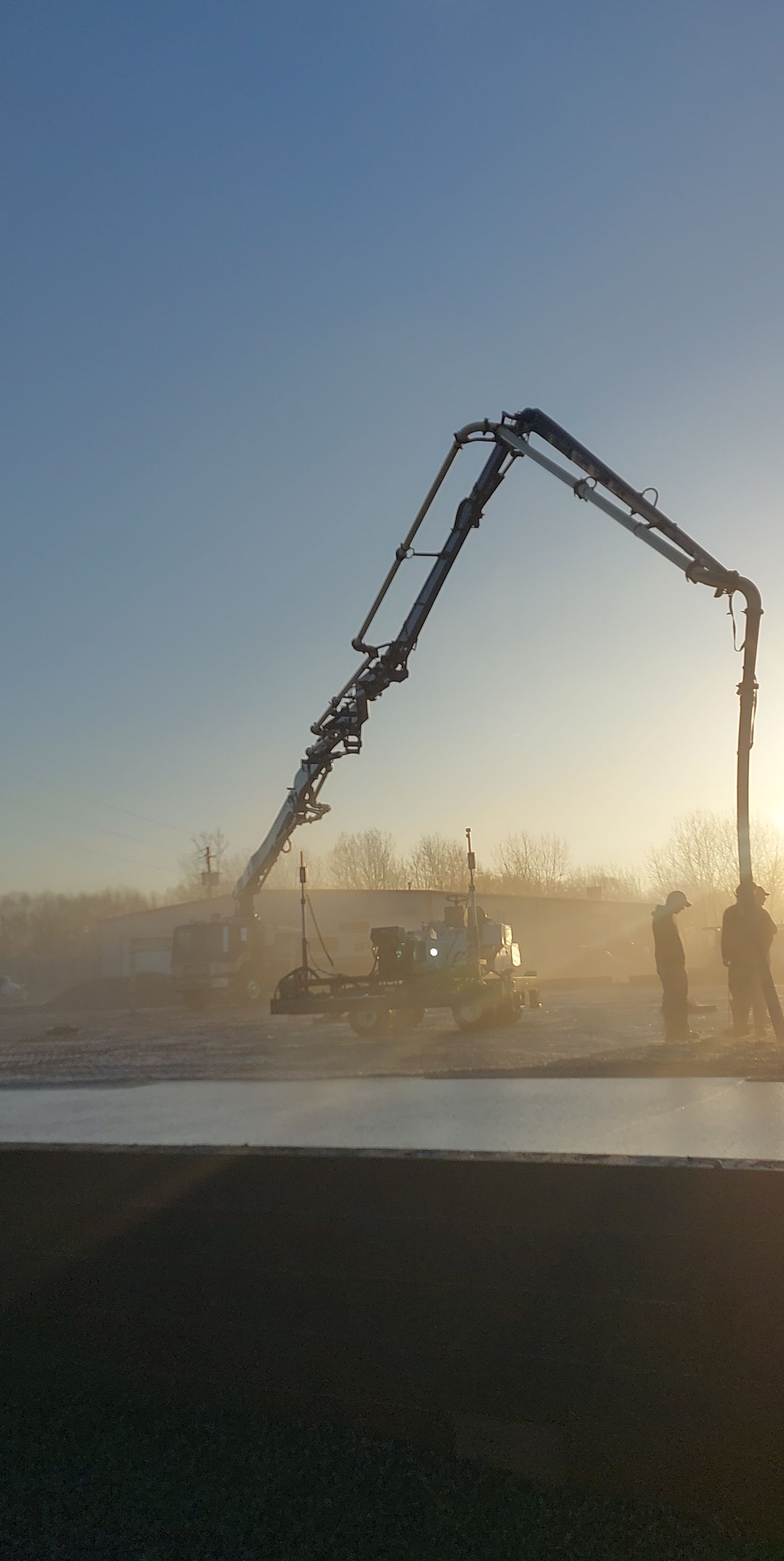 Concrete Pumping Gallery– Pittsburgh, PA - L &E Concrete Pumping Inc