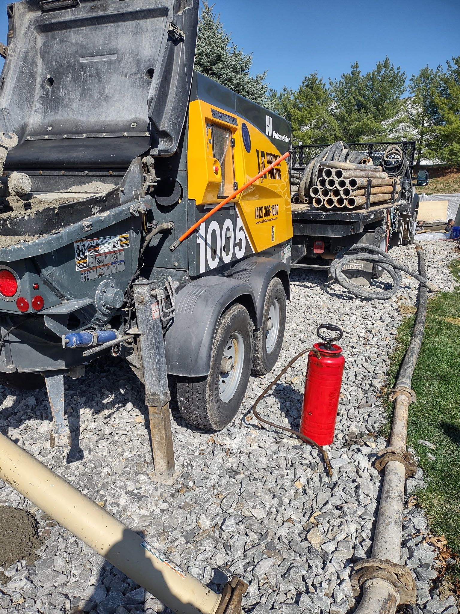 Concrete Pumping – Pittsburgh, PA - L &E Concrete Pumping Inc