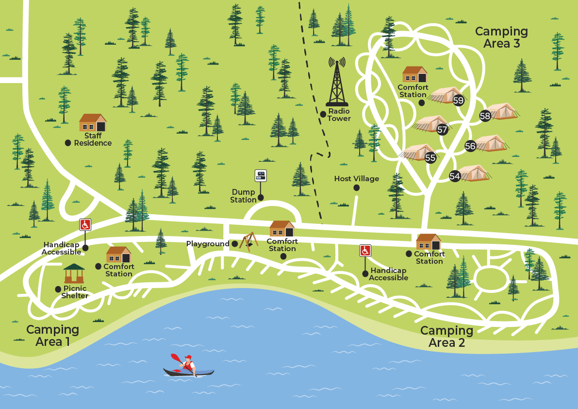 Timberline Glamping Lake Blackshear | Luxury Glamping