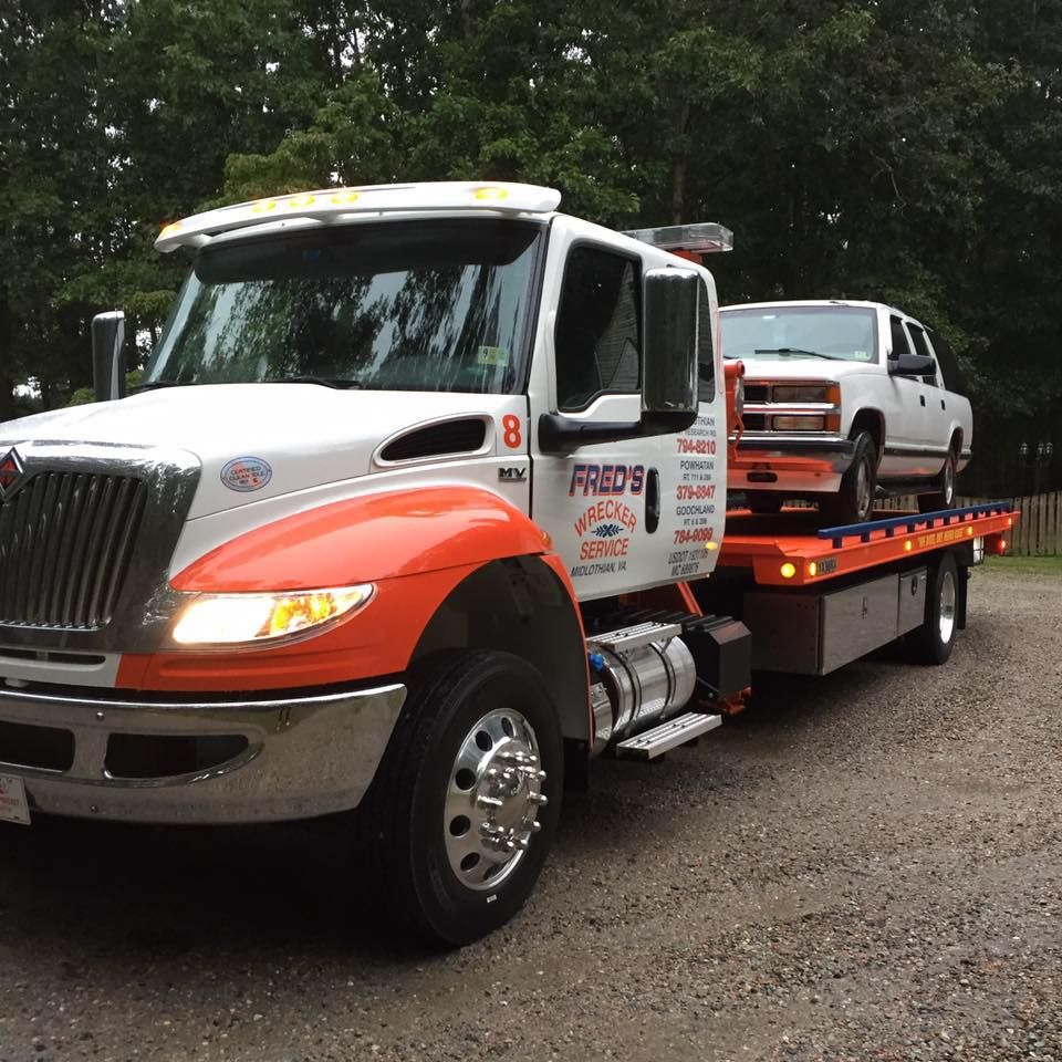 Fred's Wrecker Service LLC - Top Rated Towing Service - Powhatan County ...