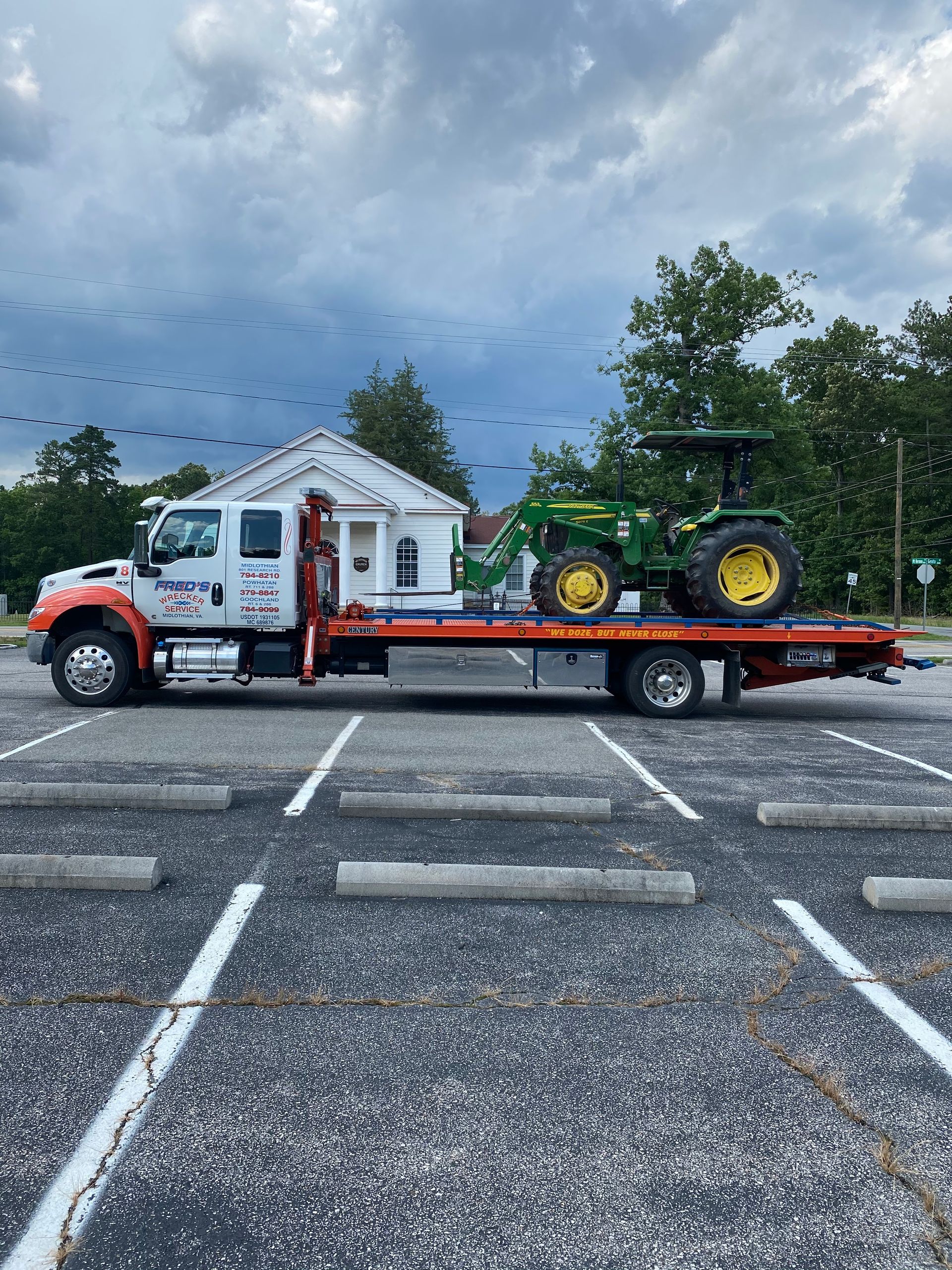 Fred's Wrecker Service LLC - Top Rated Towing Service - Powhatan County ...
