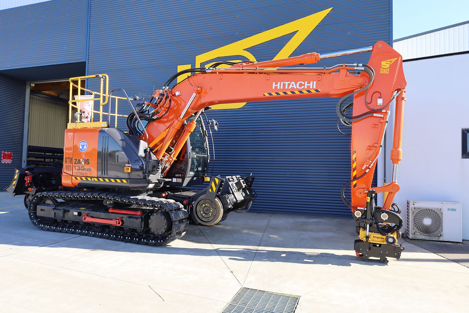 H09 S Series Hitachi ZX65 | Hi Rail System | Harrybilt Engineering