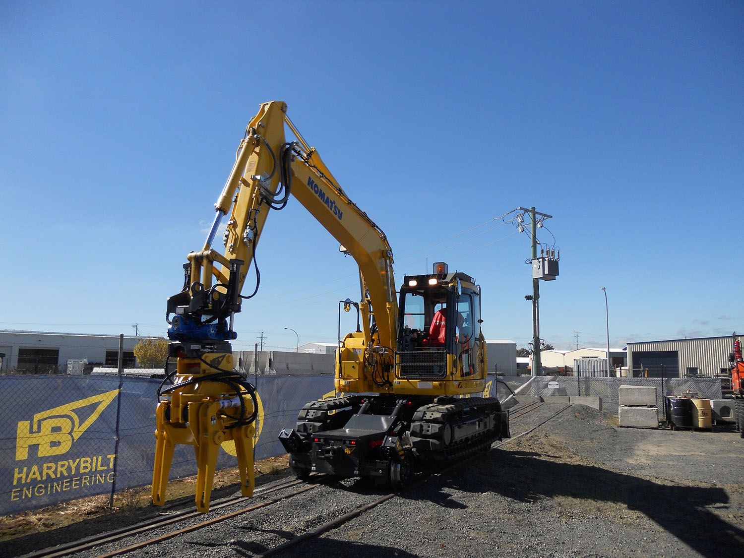 H09 S Series Hitachi ZX65 | Hi Rail System | Harrybilt Engineering