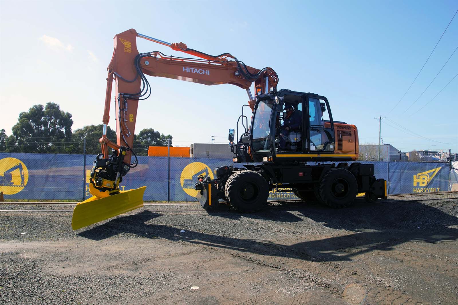 Excavator Grading Blade