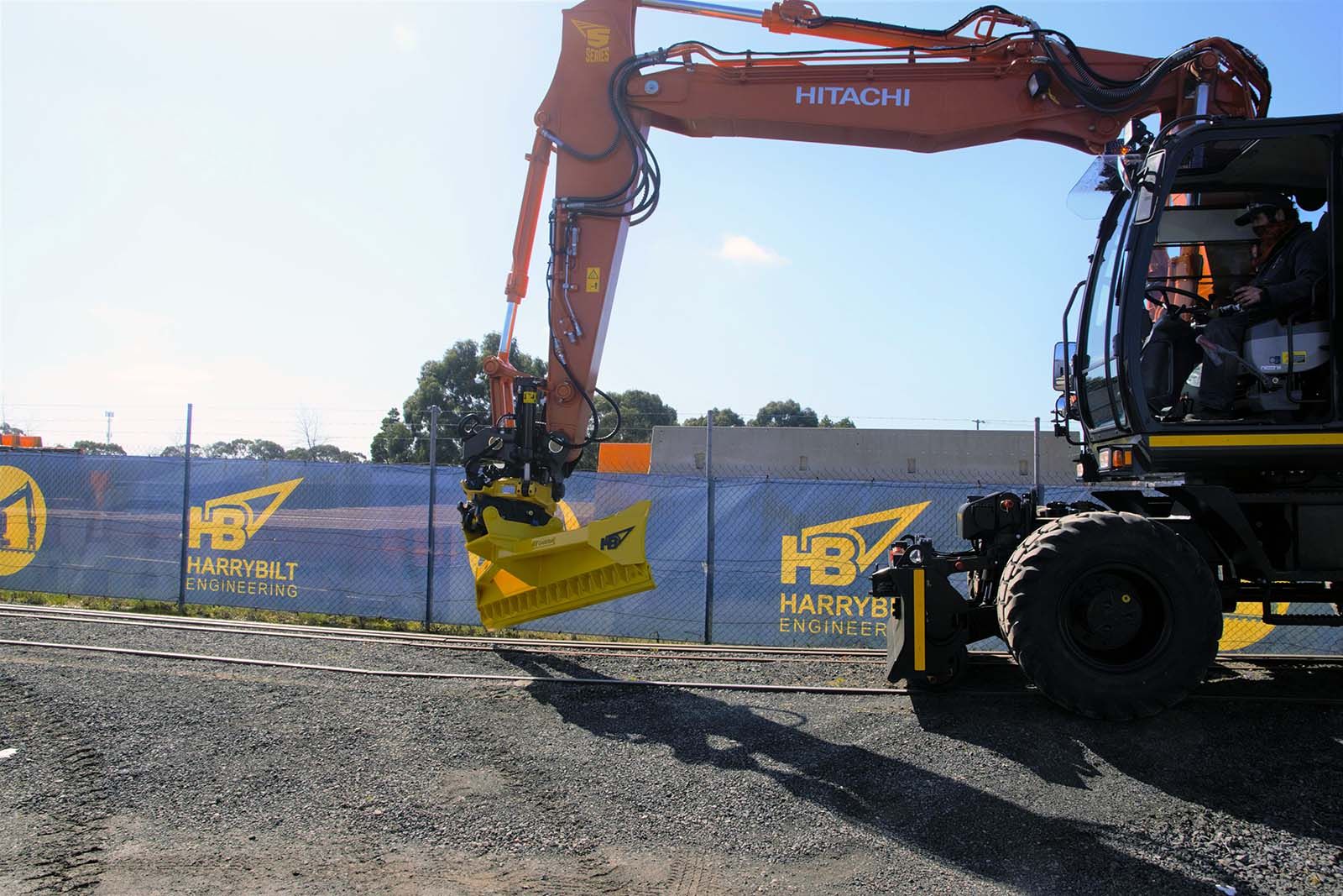 Excavator Grading Blade