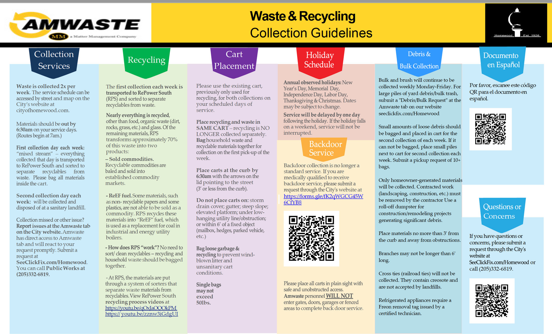 Garbage, Trash & Recycling