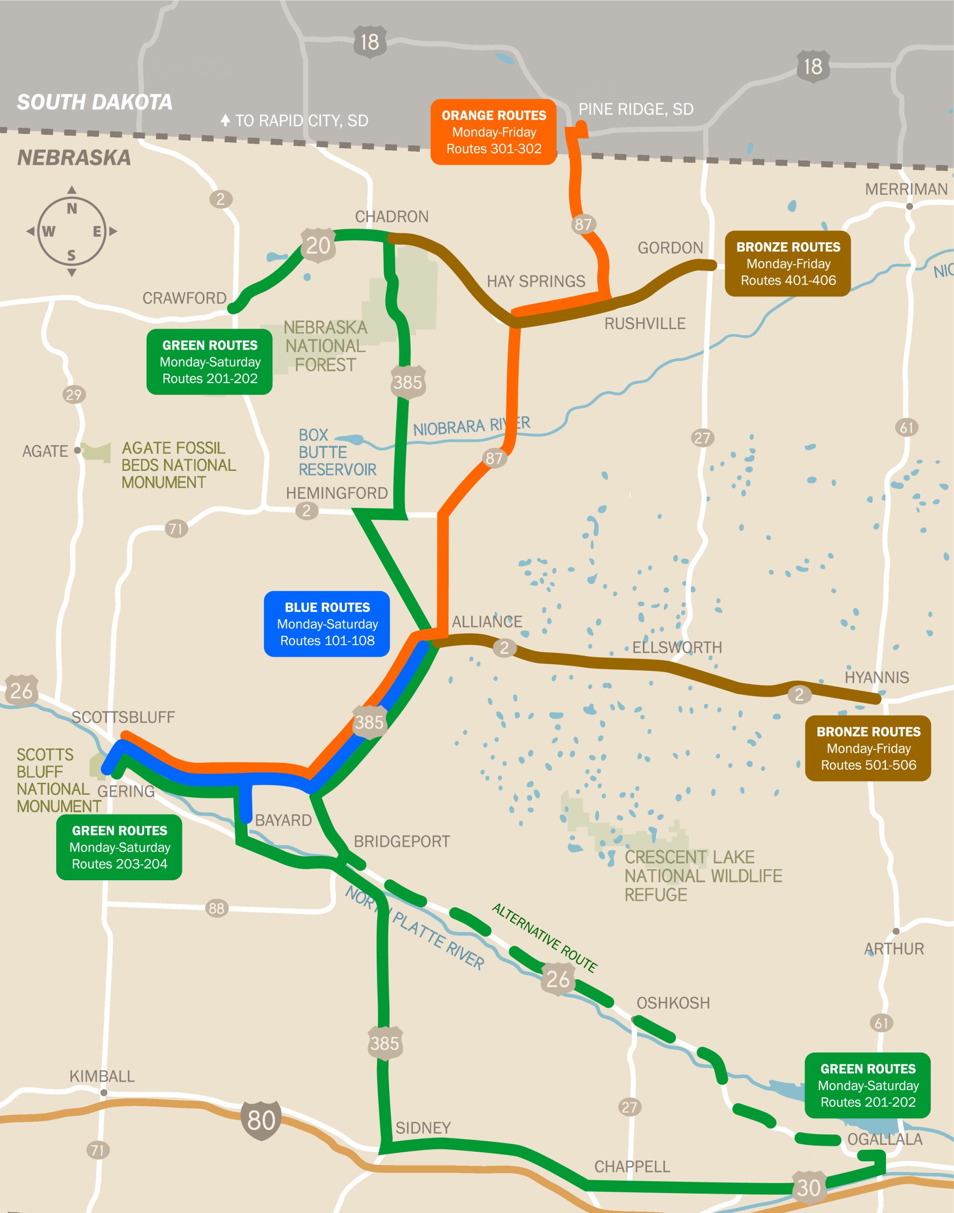 Nebraska - Panhandle Trails