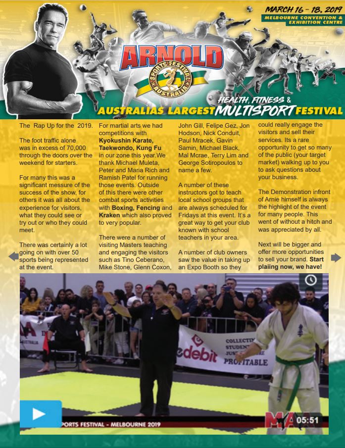 MA Bus News is MAA's Martial Arts Business Magazine