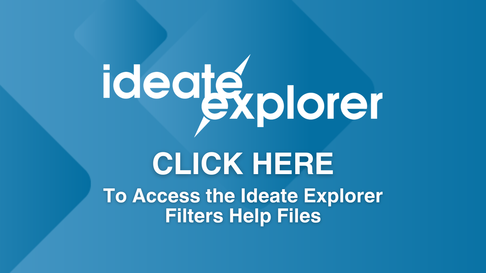 Ideate Explorer Filters - Help Files