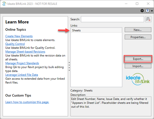 How to Batch Rename and Renumber Sheets with Ideate BIMLink