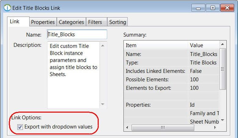 Editing Title Block Assignments in Revit with Ideate BIMLink