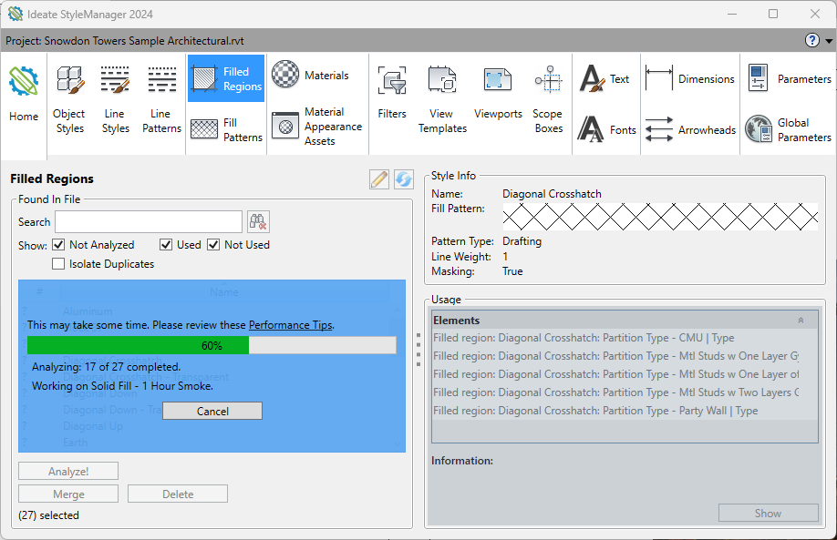 Paul F Aubin - Ideate StyleManager - Snowdon Towers - Revit 2024