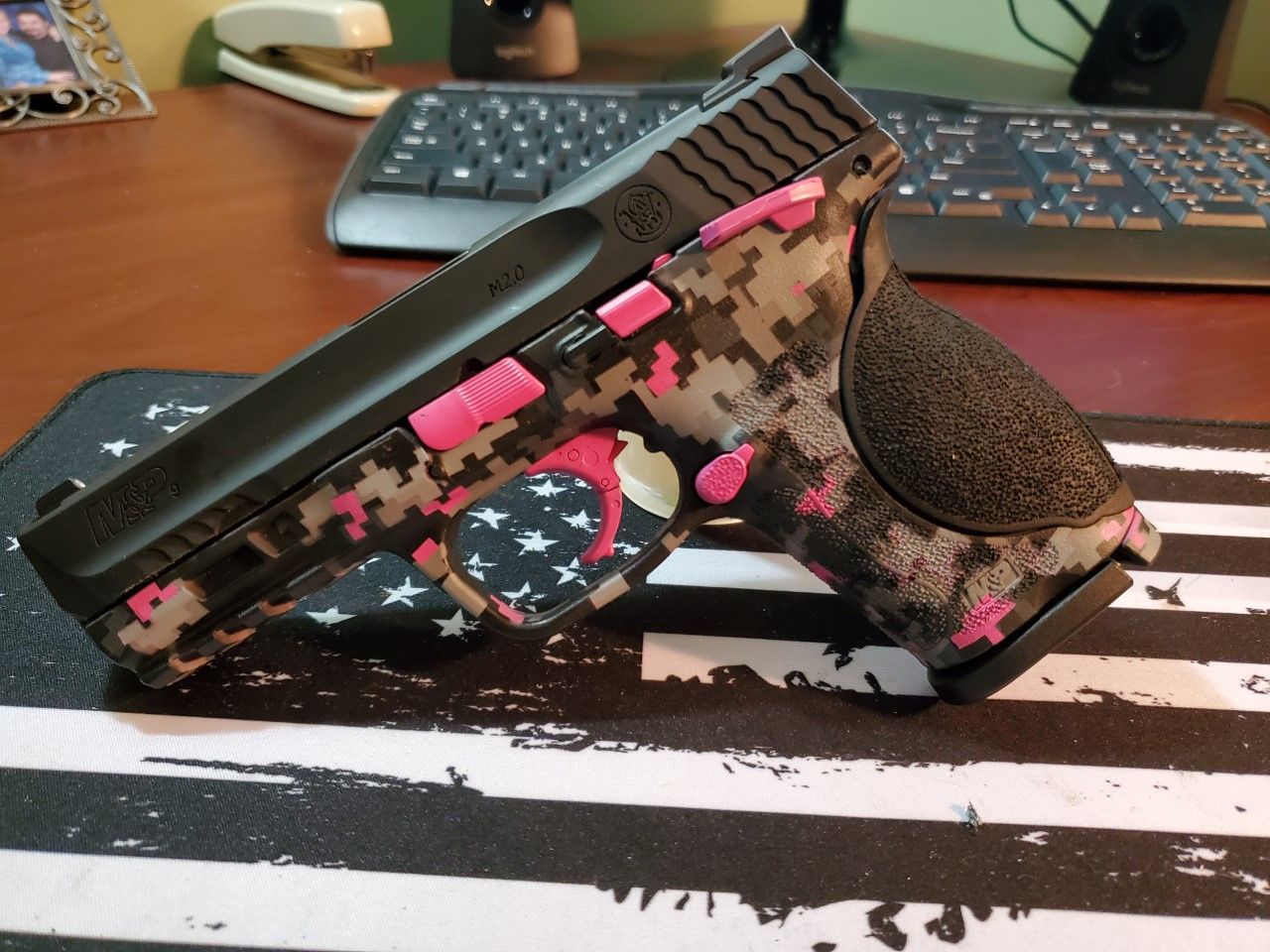 Pistol Mods Laser Stippling | ASC Gun Worx