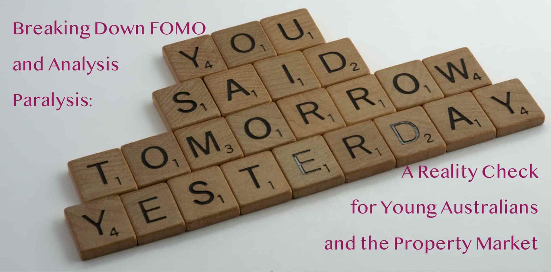 Breaking Down FOMO and Analysis Paralysis: A Reality Check for Young ...