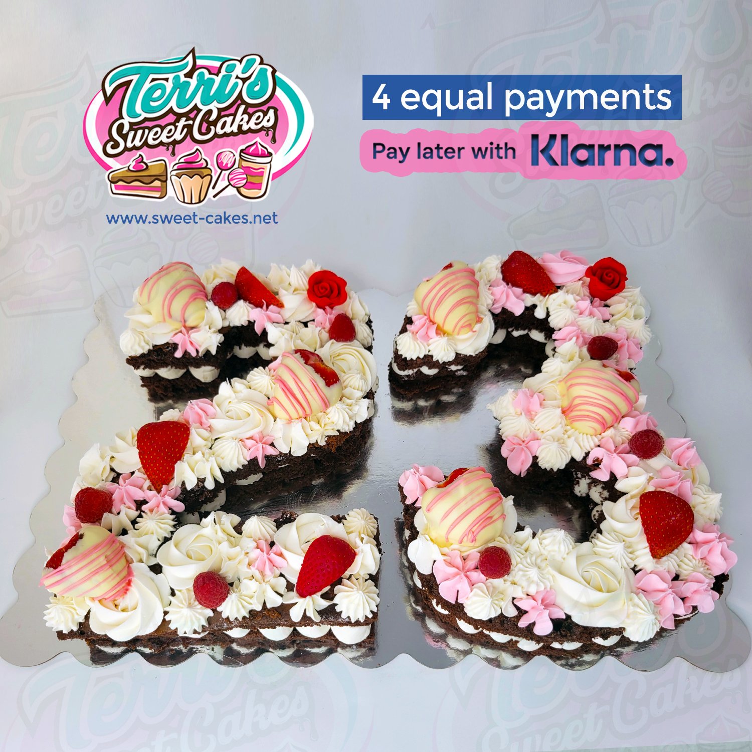 Order a Custom Number Cake from Terri's Sweet Cakes in St. Louis