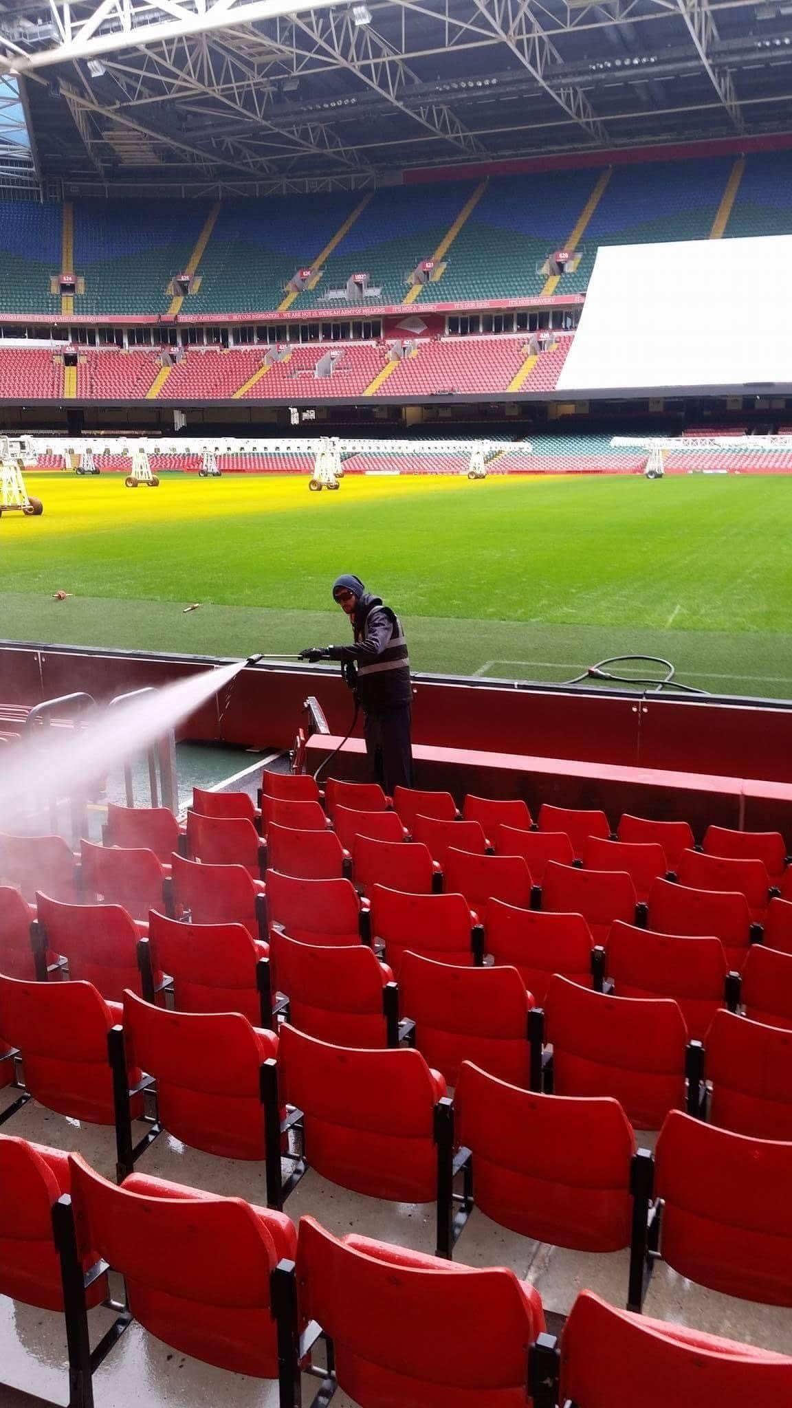 Stadium Cleaning | A Quality Service | AQS